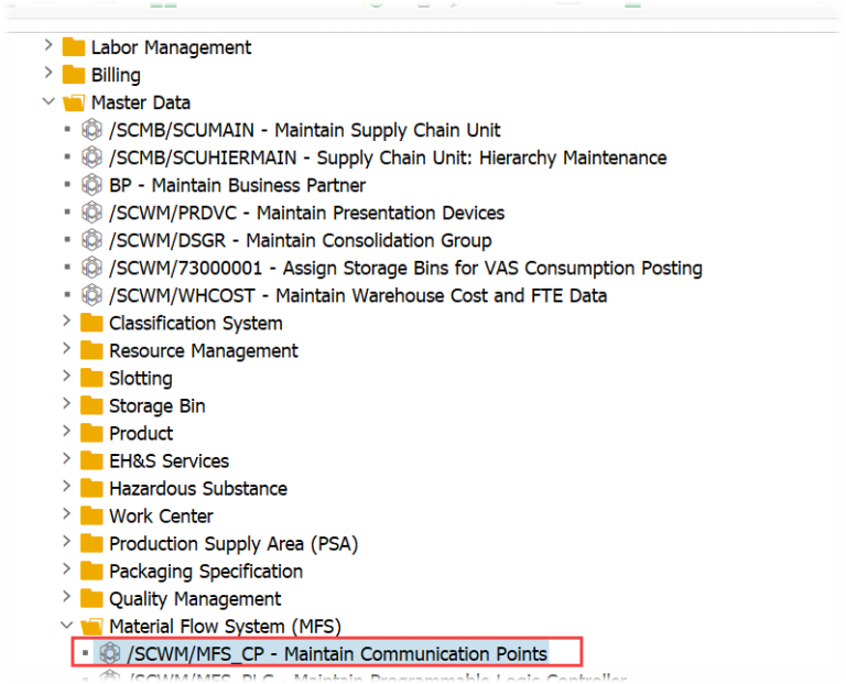 Discover SAP EWM MFS - MFS node in the Warehouse Monitor