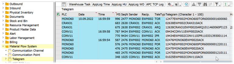 Discover SAP EWM MFS - MFS node in the Warehouse Monitor
