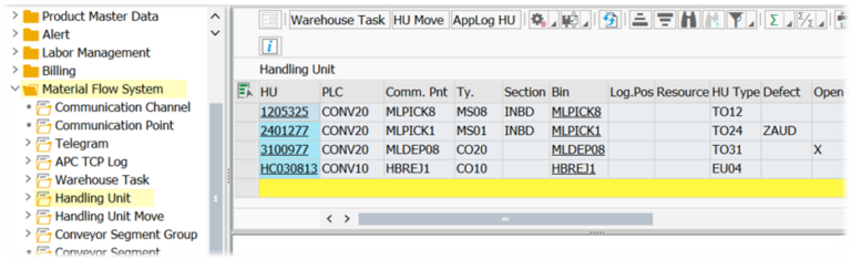 Discover SAP EWM MFS - MFS node in the Warehouse Monitor