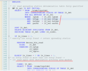 Work center determination for deconsolidation process