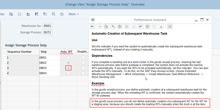 Reveal SAP EWM – Options for the destination of loading tasks