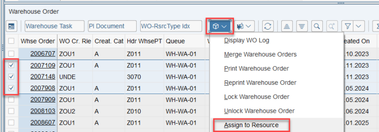 Reveal SAP EWM - Warehouse Order sorting in Queues - WMexperts.online